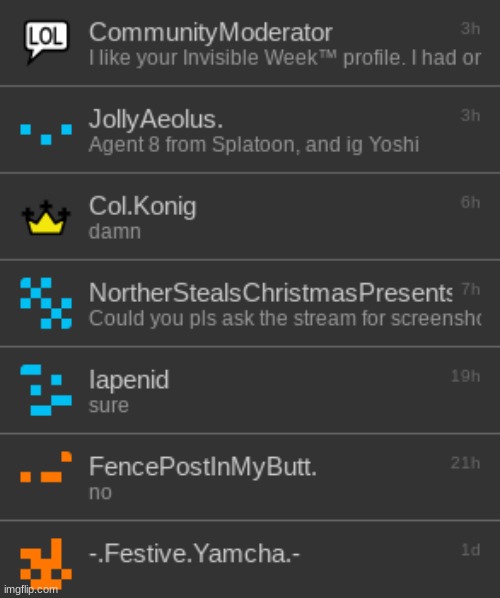 recent memechats - Imgflip