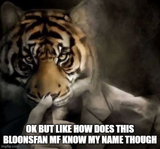 tiger smoking cigar - Imgflip