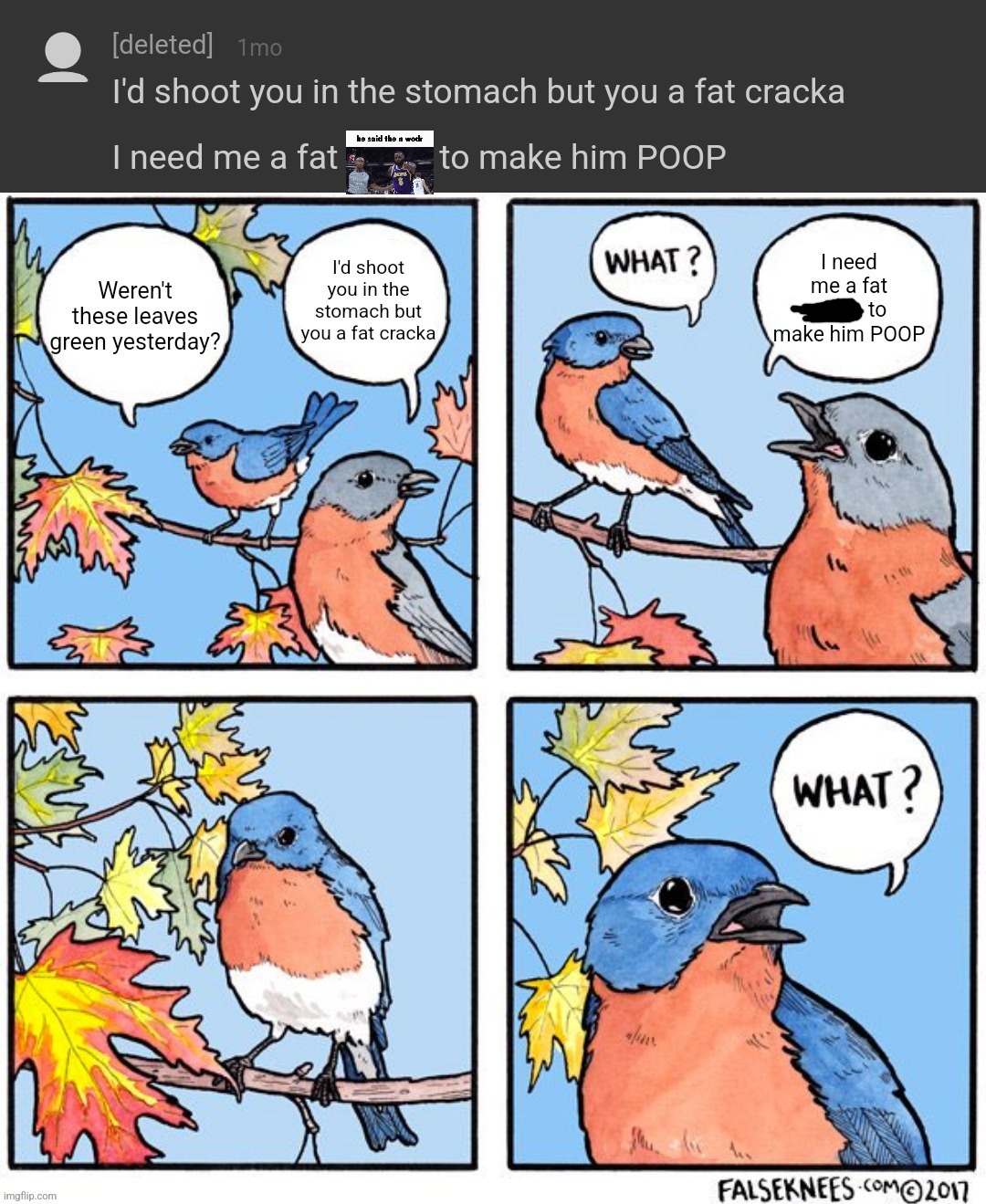 I should probably censor cracker idk, maybe I won't - Imgflip