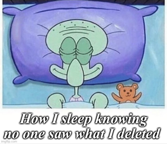 Squidward how i sleep - Imgflip