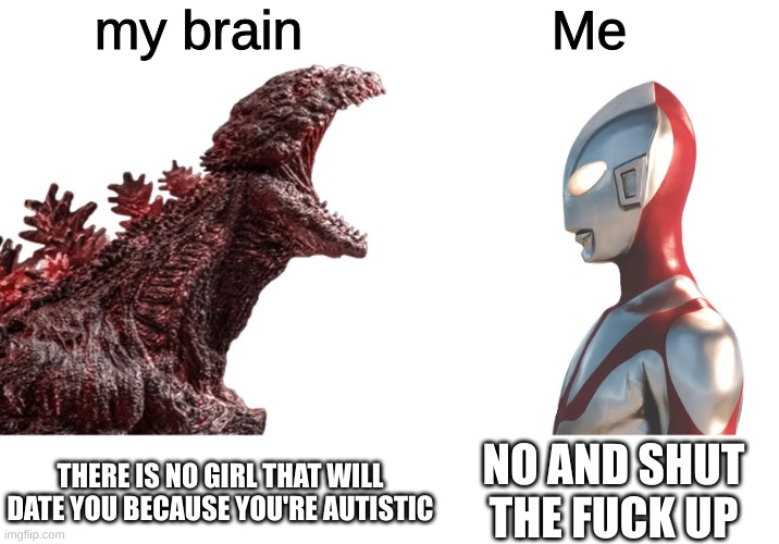 Shin Godzilla yelling at Shin Ultraman - Imgflip