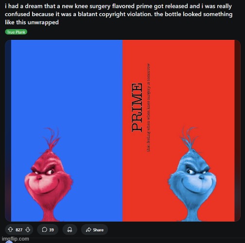 prime if it was peak - Imgflip