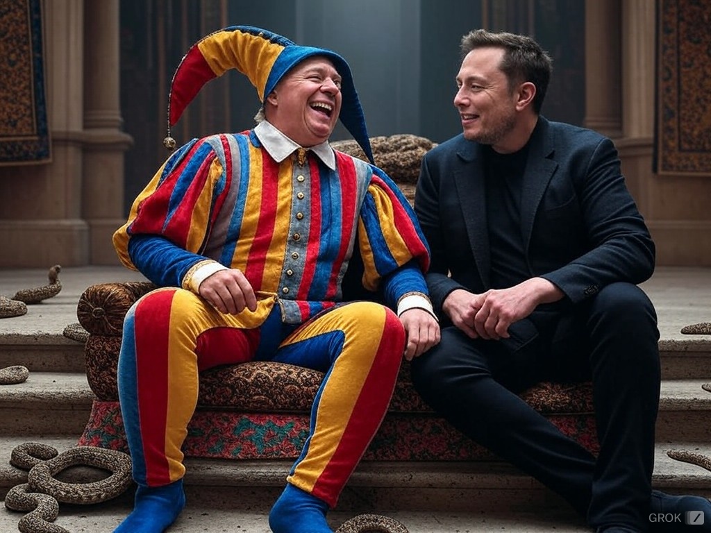 Trump Jester Elon Musk Elonald Blank Template - Imgflip