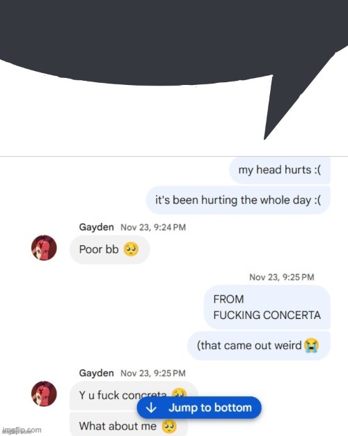 Image tagged in discord speech bubble - Imgflip