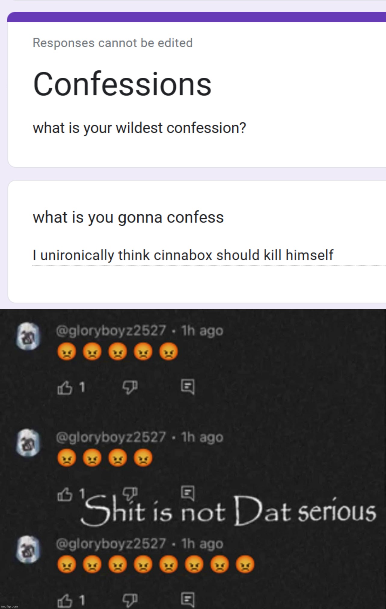 Image tagged in shit is not dat serious - Imgflip