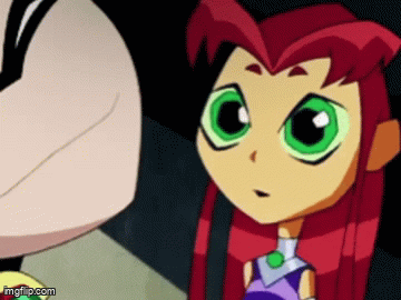 Teen Titans Minis: Robin and Starfire Kiss - Imgflip