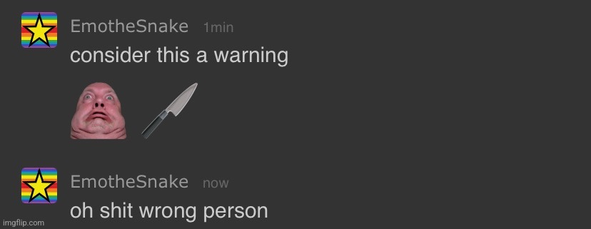 consider this a warning - Imgflip