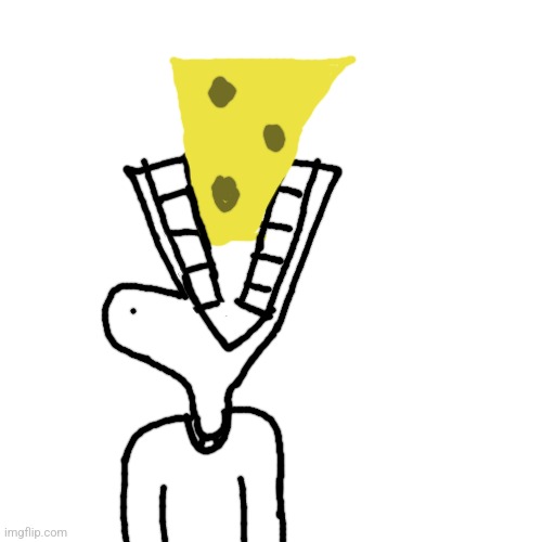 drew someone eating a block of cheese - Imgflip