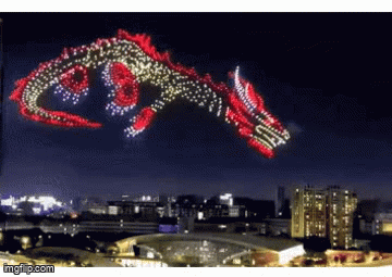 Chinese Dragon Flying Gif