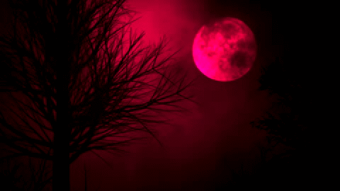 Twilight Moon Saturated Red Pink - Imgflip