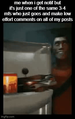 Scout opening the fridge - Imgflip