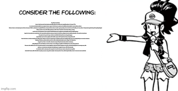 Consider the following pokespe - Imgflip