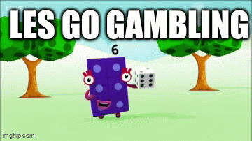 NumberBlock 6 I Like To Roll The Dice Meme - Imgflip