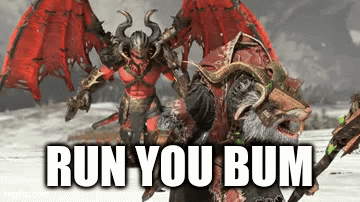 Total war Warhammer 3 skaven being chased - Imgflip