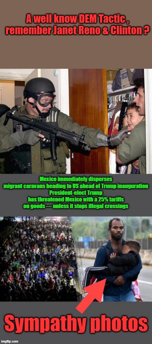 DEMs are notorious, in createing these photo ops then useing them to ...