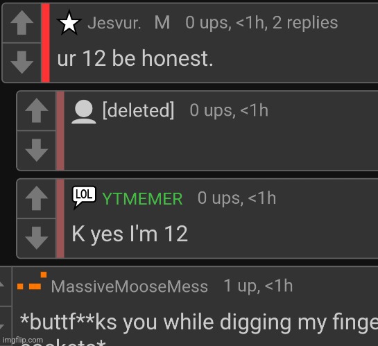 UNDERAGED USER - Imgflip