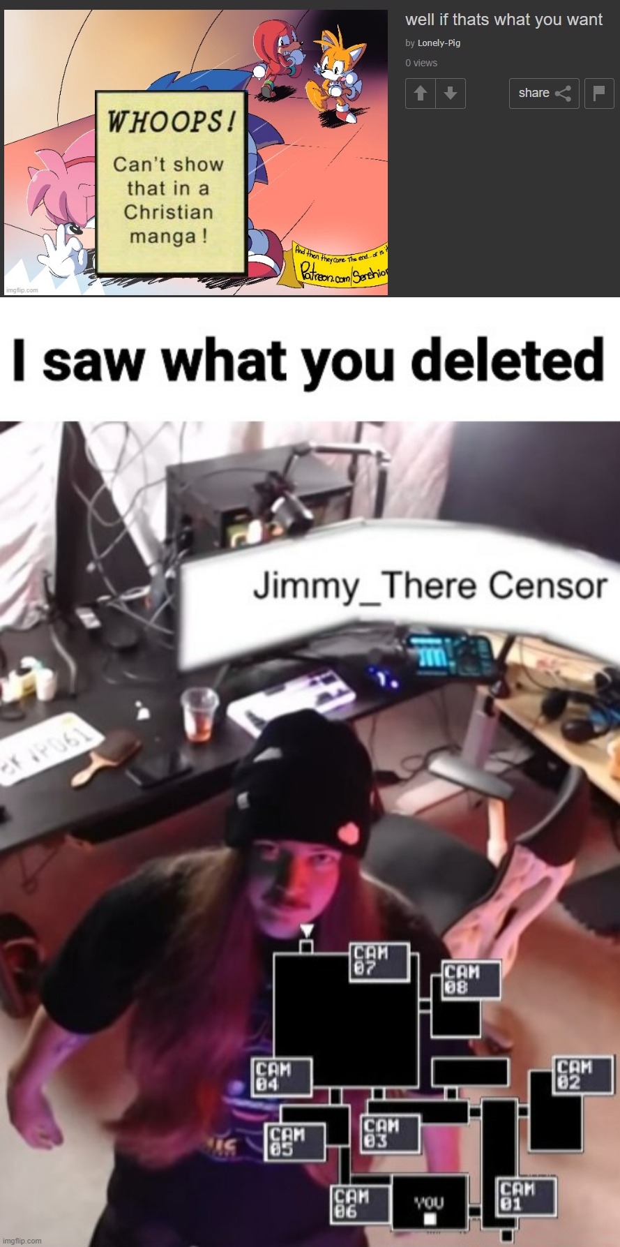 Image tagged in jimmy here i saw what you deleted - Imgflip