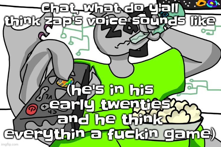 Zap waching TV - Imgflip