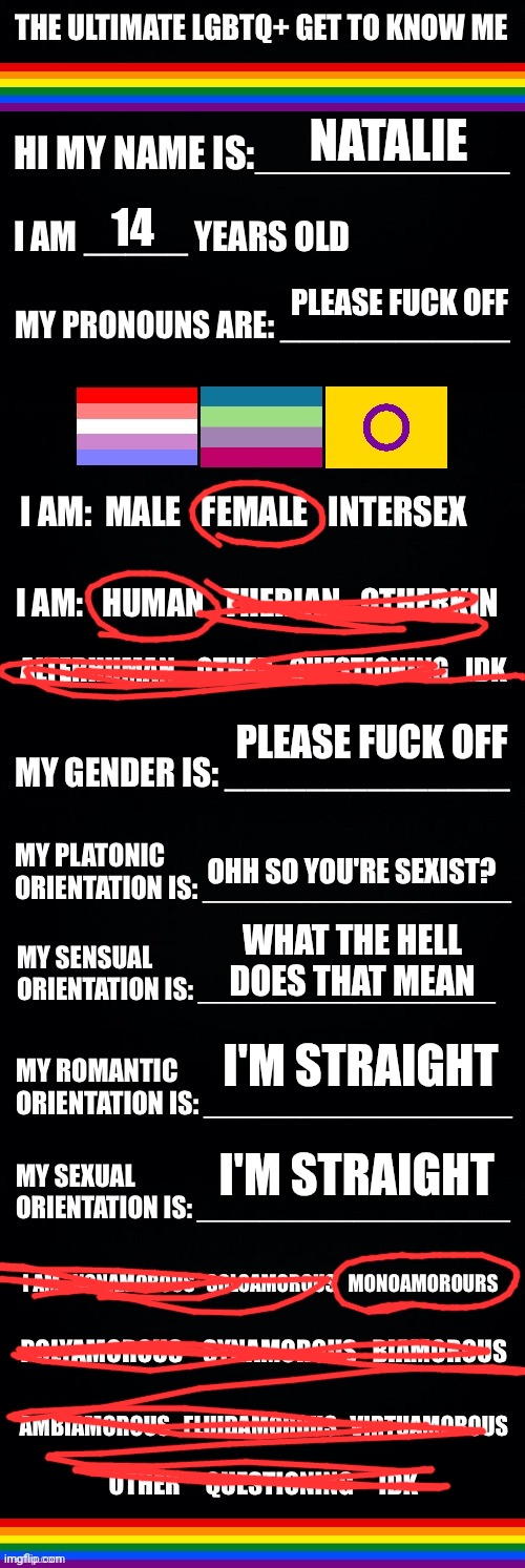 Ones I crossed off are invalid - Imgflip