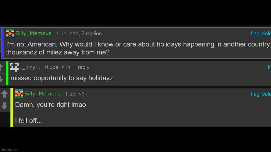 I fell off... - Imgflip