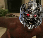 Megatron saw a cutie and started yelling like a Lexington Steele climax ...
