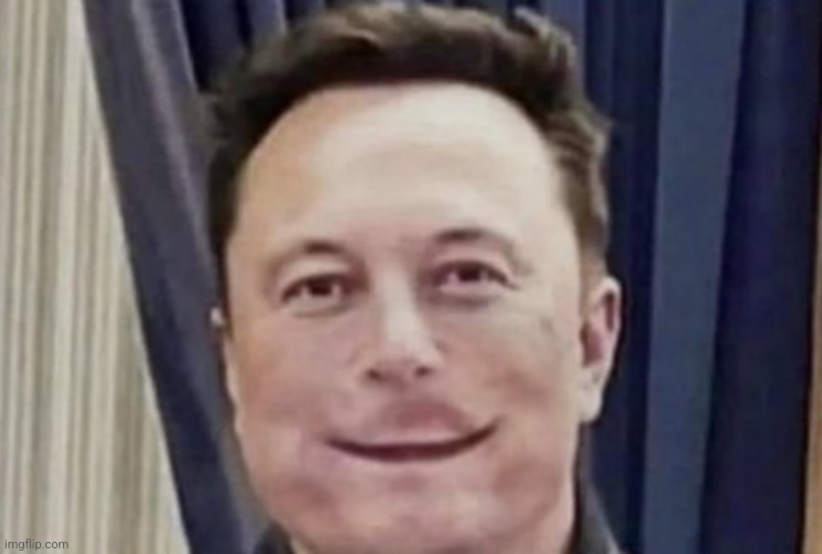 Elon musk smiling the correct way - Imgflip