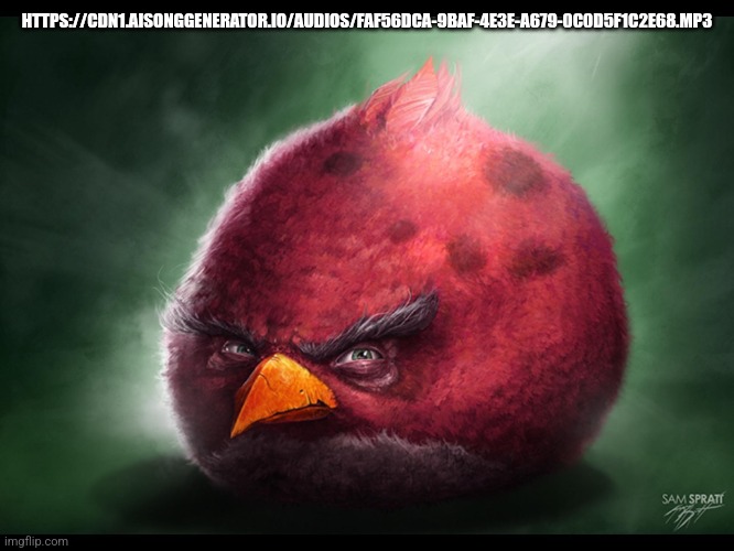 Realistic Angry Bird (big red) - Imgflip