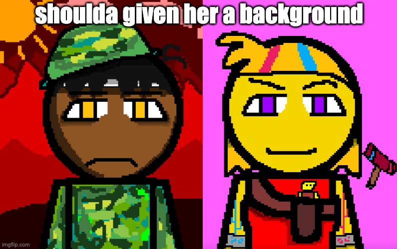 Image tagged in 1000 degree stare,cassie brooks 2nd route - Imgflip