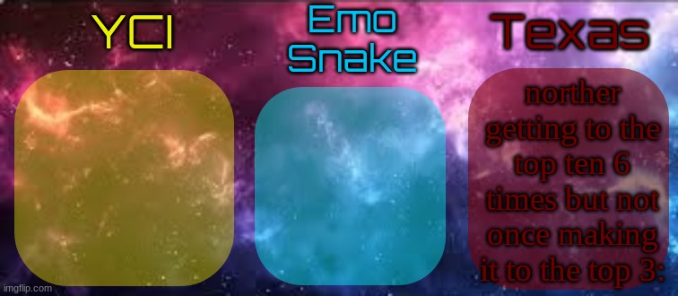 YCI EmoSnake Texas Shared temp - Imgflip