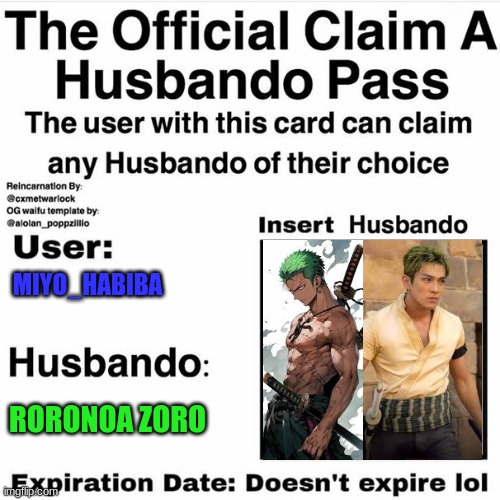 Claim Your Husbando - Imgflip