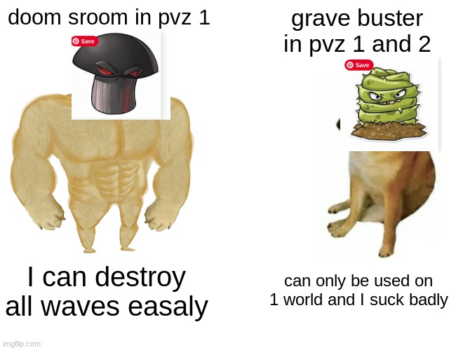 Buff Doge vs. Cheems Meme - Imgflip