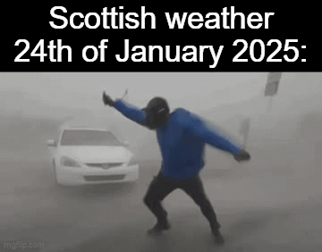 Tomorrow's weather is going to be absolute shite... - Imgflip