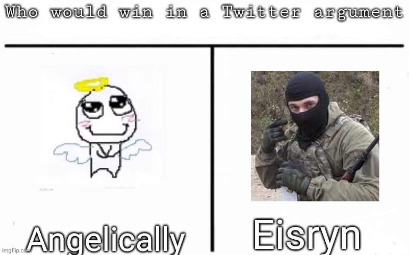 Pitting random mfs against each other - Imgflip