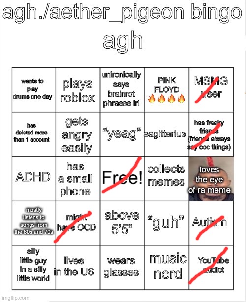 agh./camera_aetherpidgeon5 bingo - Imgflip