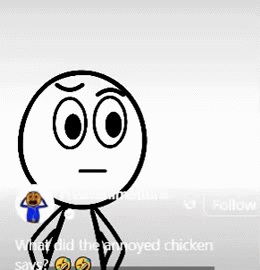 what did the annoyed chicken say? - Imgflip