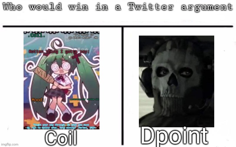 Pitting random mfs against each other - Imgflip