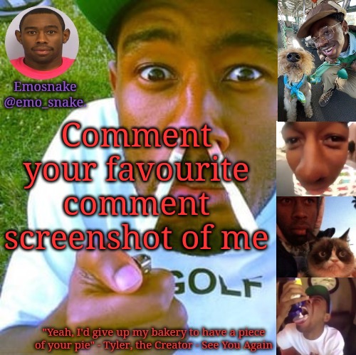 Emosnake's Tyler the Creator temp - Imgflip