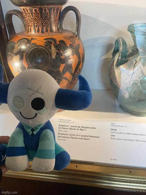 Odysseus and Ajax (I think) behind broker :D - Imgflip