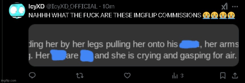 bro is posting ts onto twitter - Imgflip