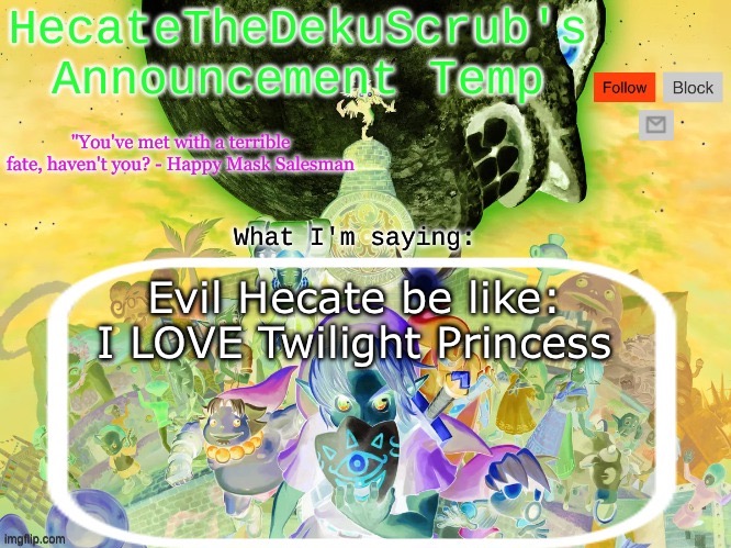 Hecate's Majora's Mask template - Imgflip