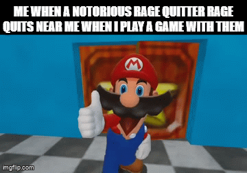 rage quitting. - Imgflip