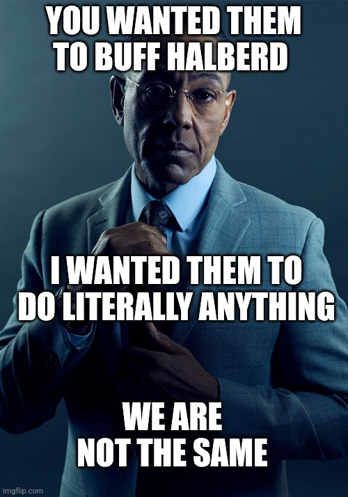 Gus Fring we are not the same - Imgflip