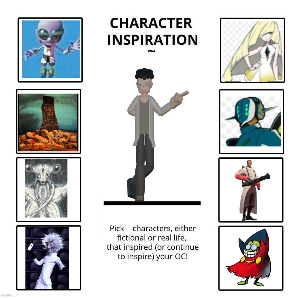 Literally just mad scientists and horrible, vile, wretched characters ...