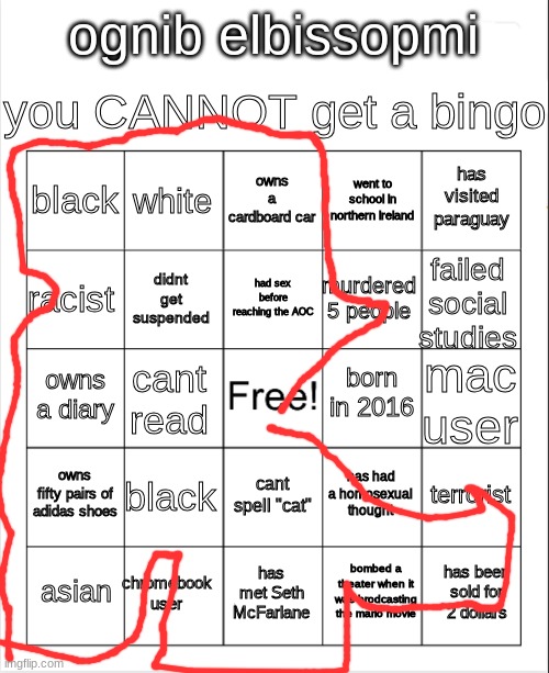 did I get bingo - Imgflip