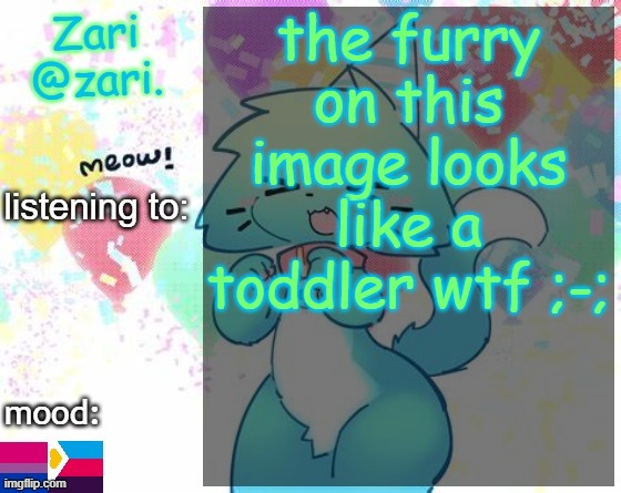 not my temp btw im not a furry - Imgflip