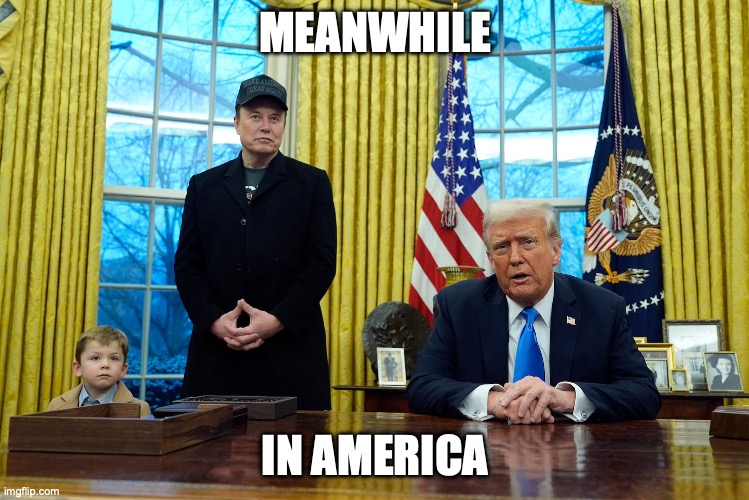Meanwhile, in America... - Imgflip