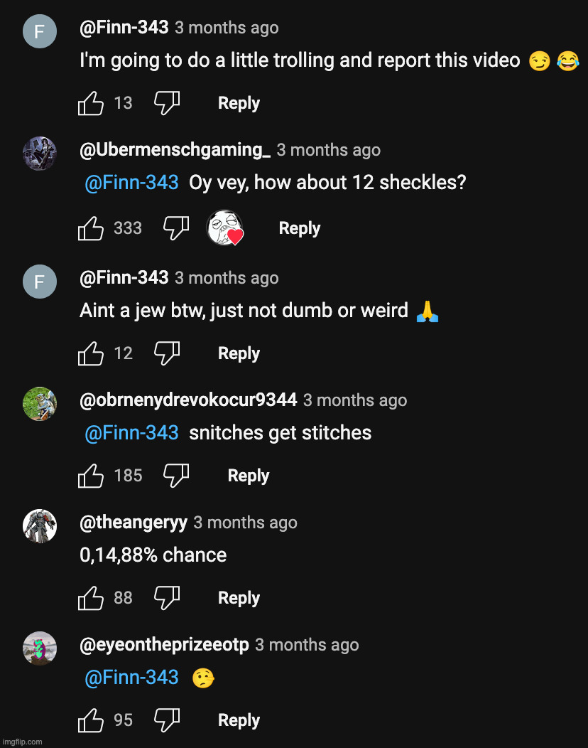 Insane YouTube comment section - Imgflip