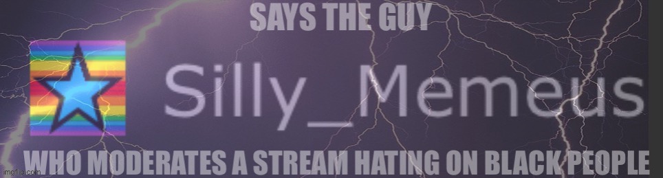 Says the guy silly memeus - Imgflip