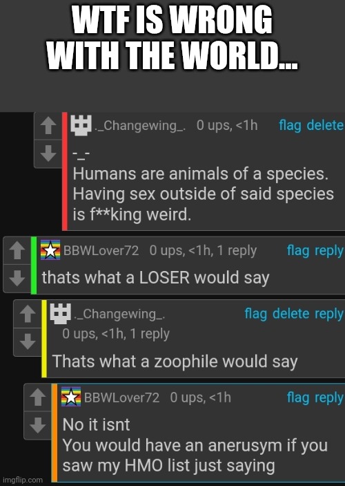 Yall are fucking weird - Imgflip