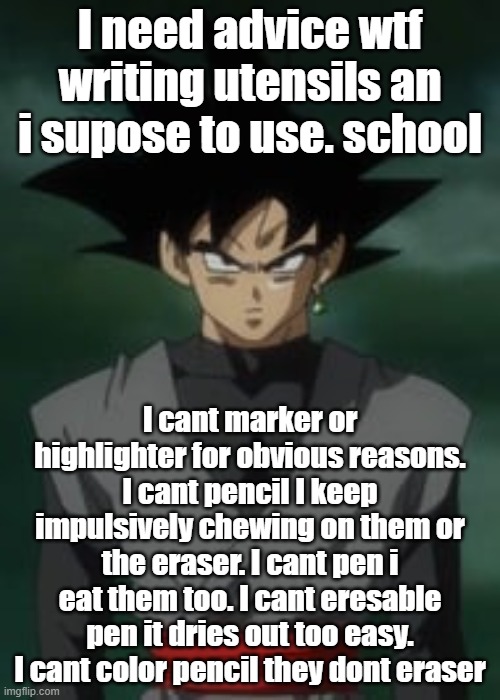 Goku black questions you - Imgflip